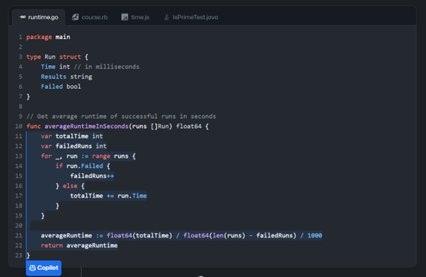 Exploring GitHub Copilot as a Student Coder's Ally
